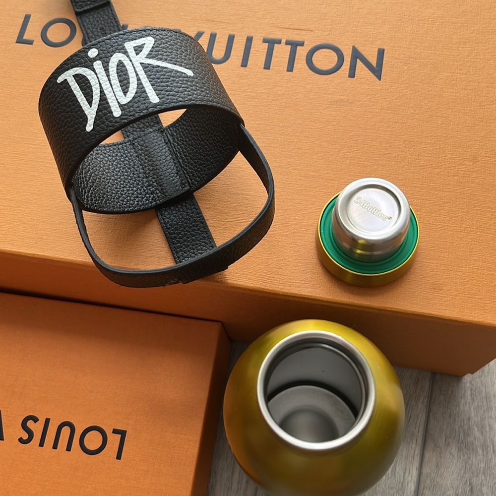 Dior Water Bottle And Holder - Gem